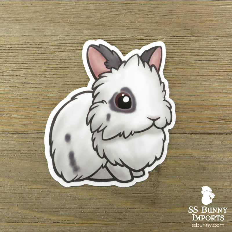 Charlie blue lionhead sticker – SS Bunny Imports