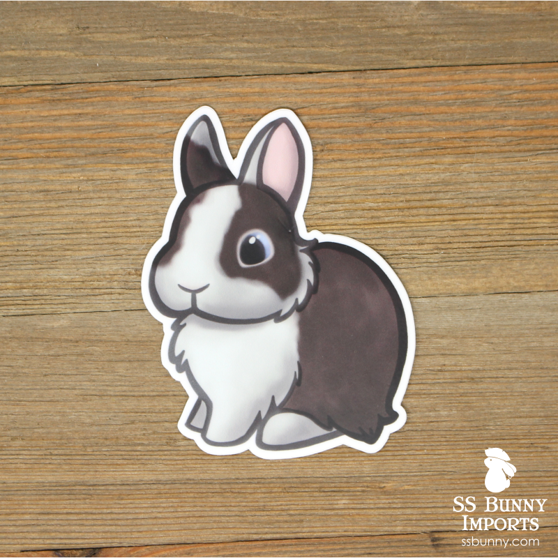 Vienna-marked agouti dwarf bunny sticker - Blitz – SS Bunny Imports