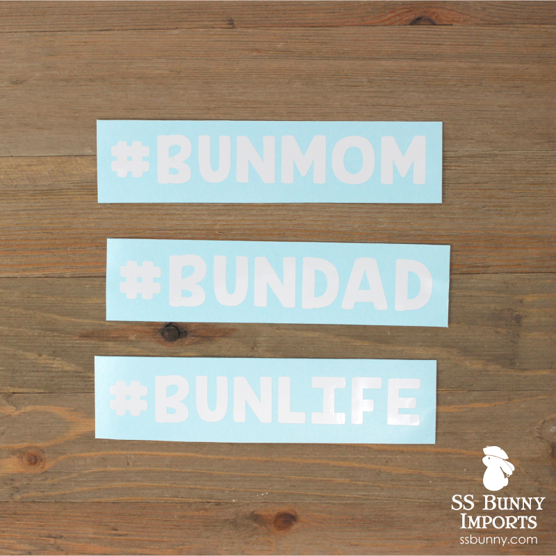 #BUNLIFE hashtag decal – SS Bunny Imports