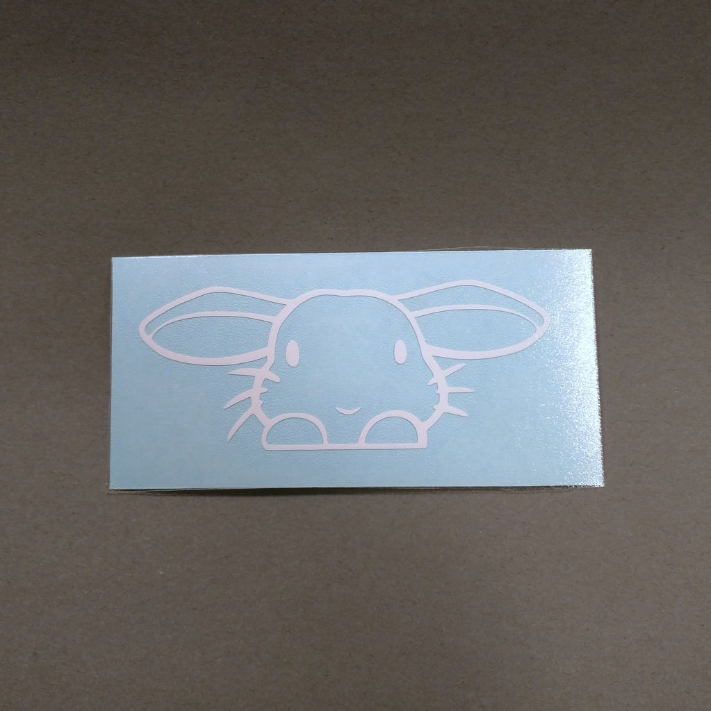 Peeking helicopter lop decal – SS Bunny Imports