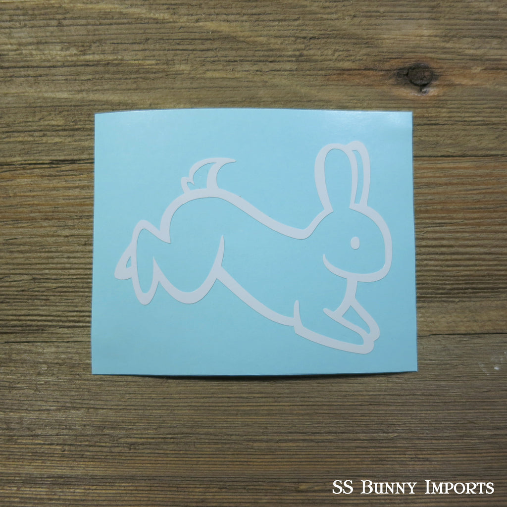 Jumping rabbit decal – SS Bunny Imports