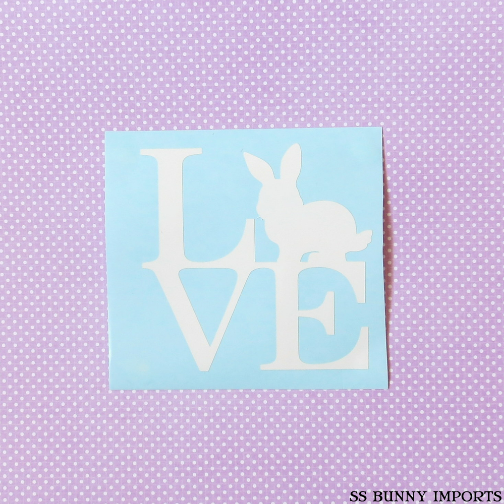 Bunny love decal – SS Bunny Imports